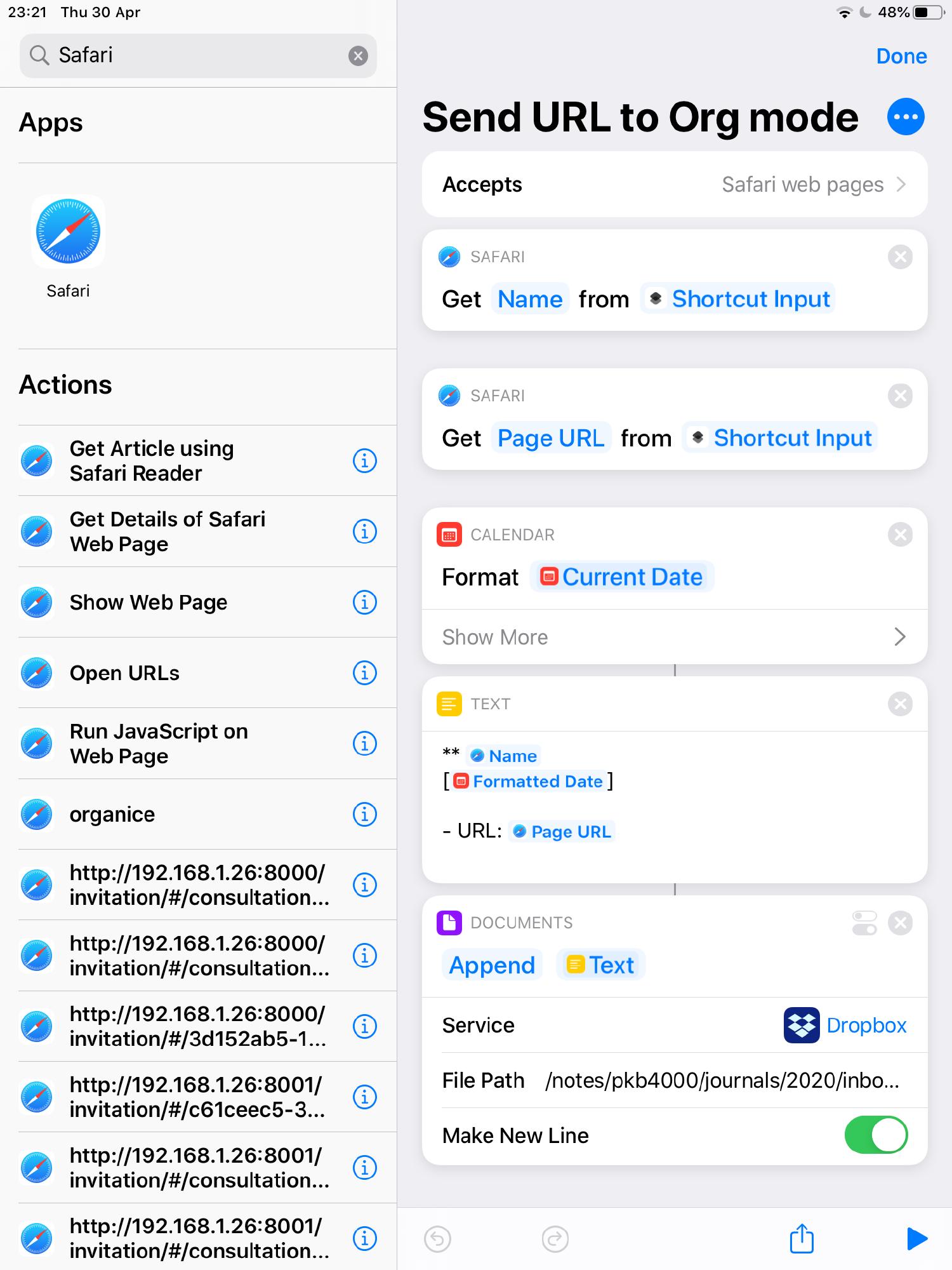 Voice capture org-mode notes and more using Siri Shortcuts on iOS – Org ...